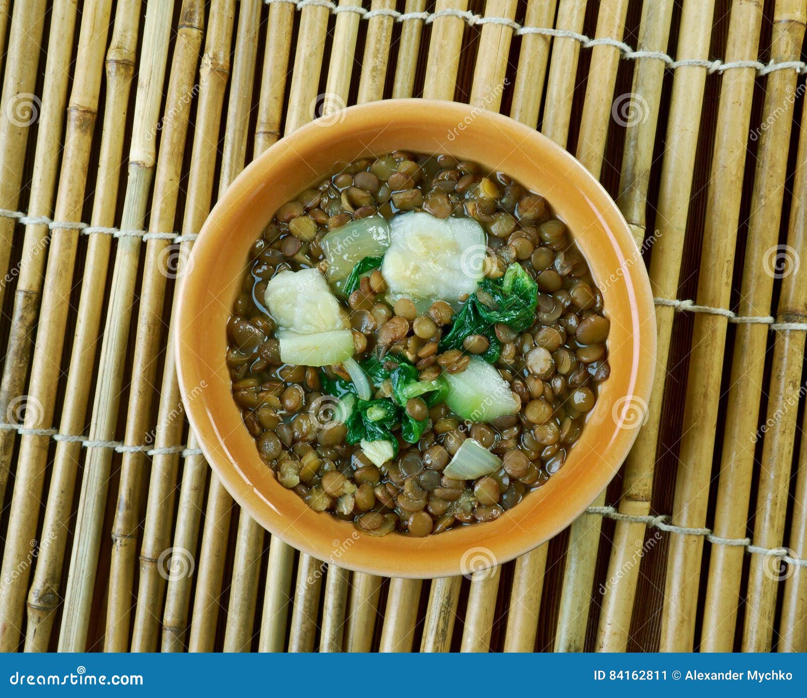 Lebanese Lentil Soup stock image. Image of hamod, cuisine - 84162811