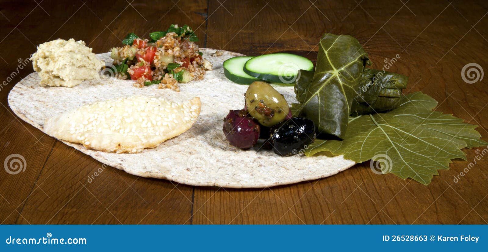 Lebanese Mezza stock image. Image of eastern, olive, traditional - 26528663