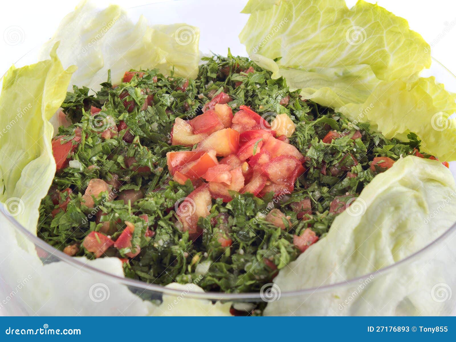 Lebanese Salad Fattoush. Healthy Vegetarian Food. Traditional Lebanon ...