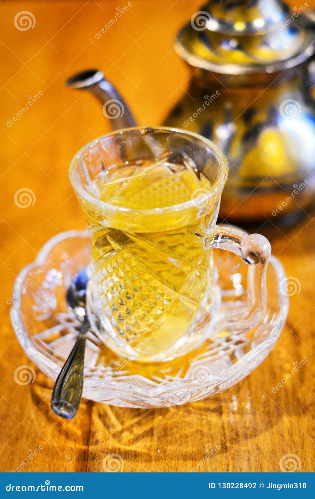 Lebanese Tea Placed on Table Stock Photo - Image of teapot, beverage ...