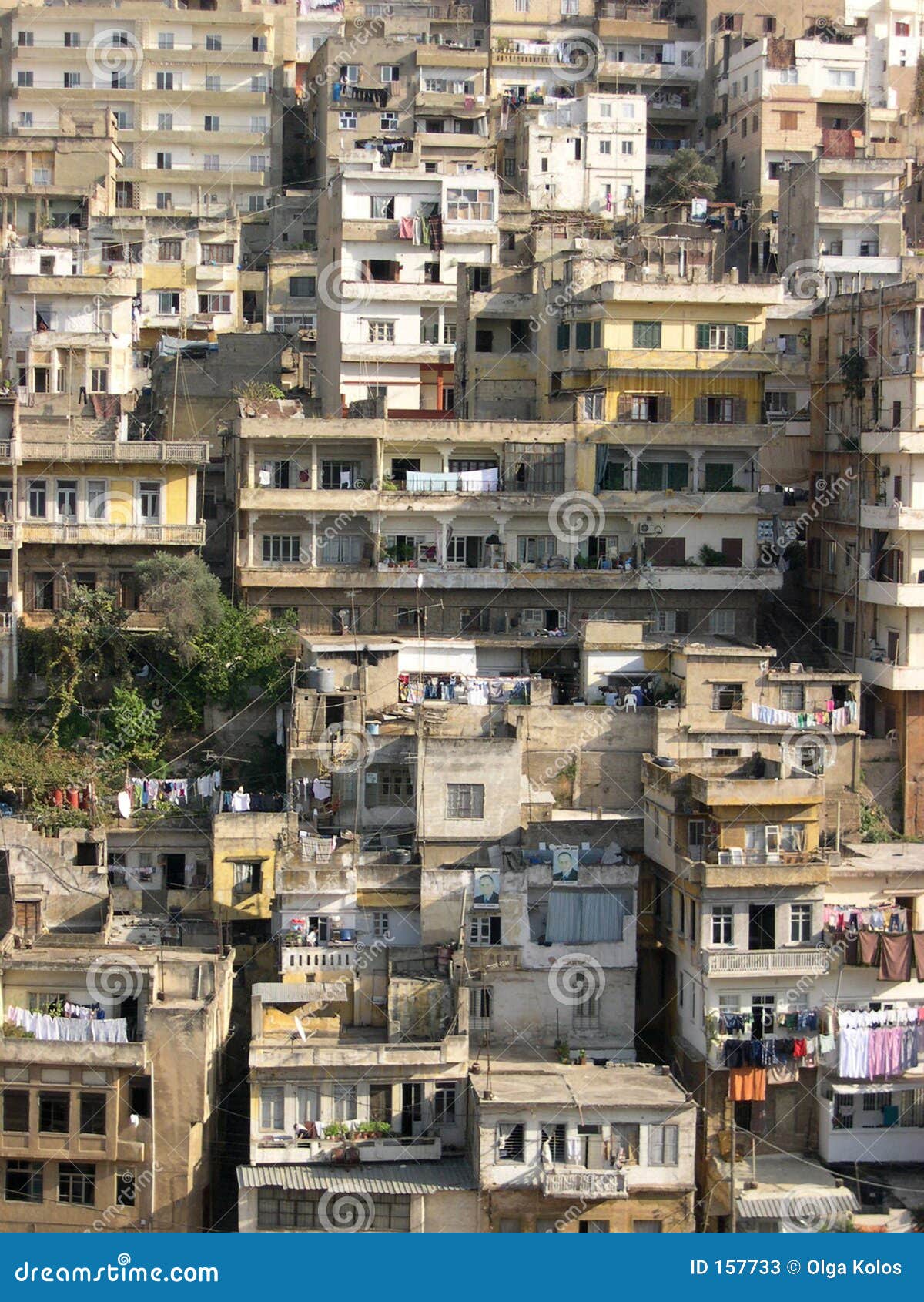 Lebanese town stock image. Image of flat, tripoli, urban - 157733