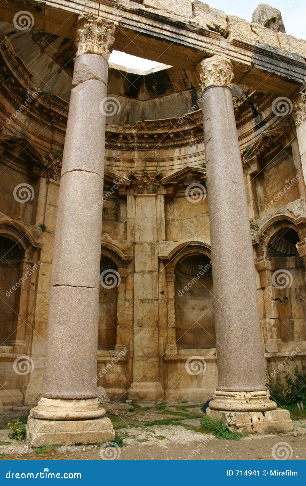 Lebanon stock image. Image of historic, arena, stone, columns - 714941