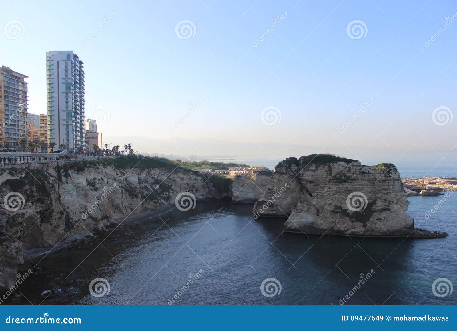 Lebanon beirut editorial stock image. Image of promontory - 89477649