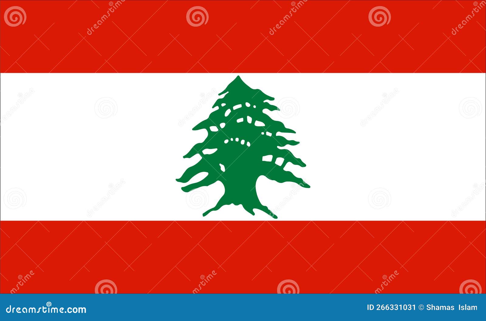 Lebanon Flag Design Vector stock vector. Illustration of wave - 266331031