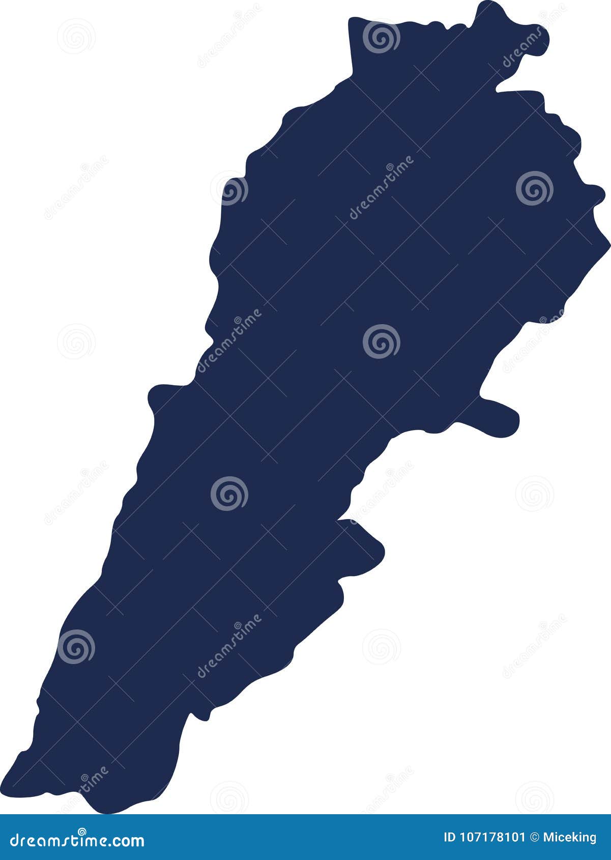 Lebanon map vector stock vector. Illustration of beirut - 107178101