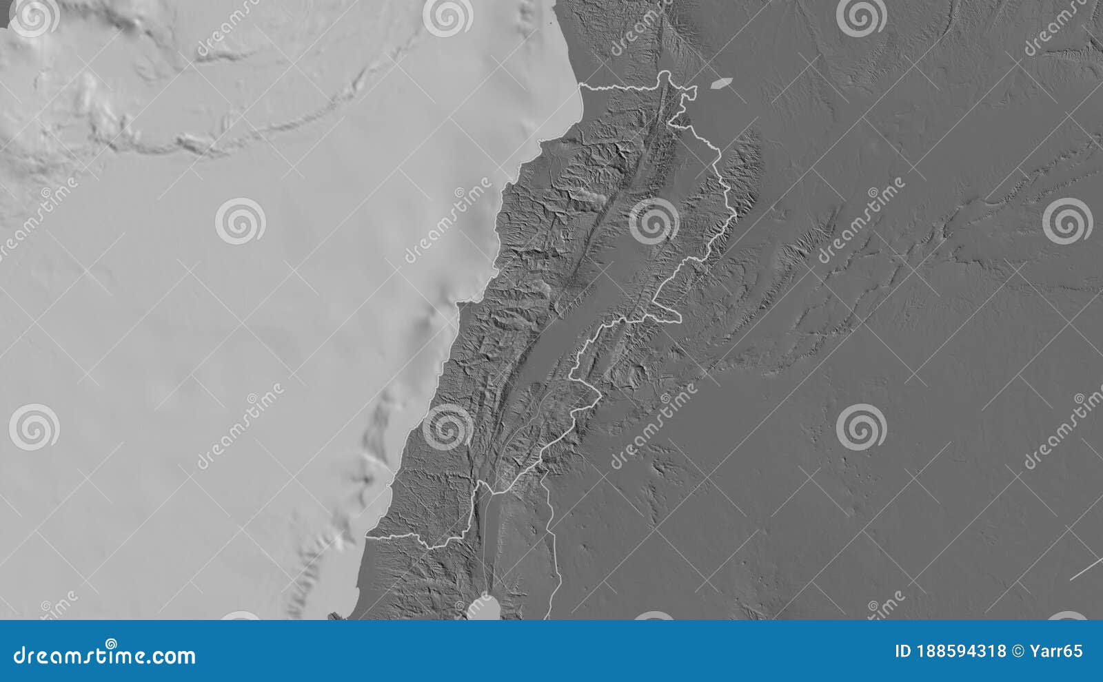 Lebanon - Overview. Bilevel Stock Illustration - Illustration of ...