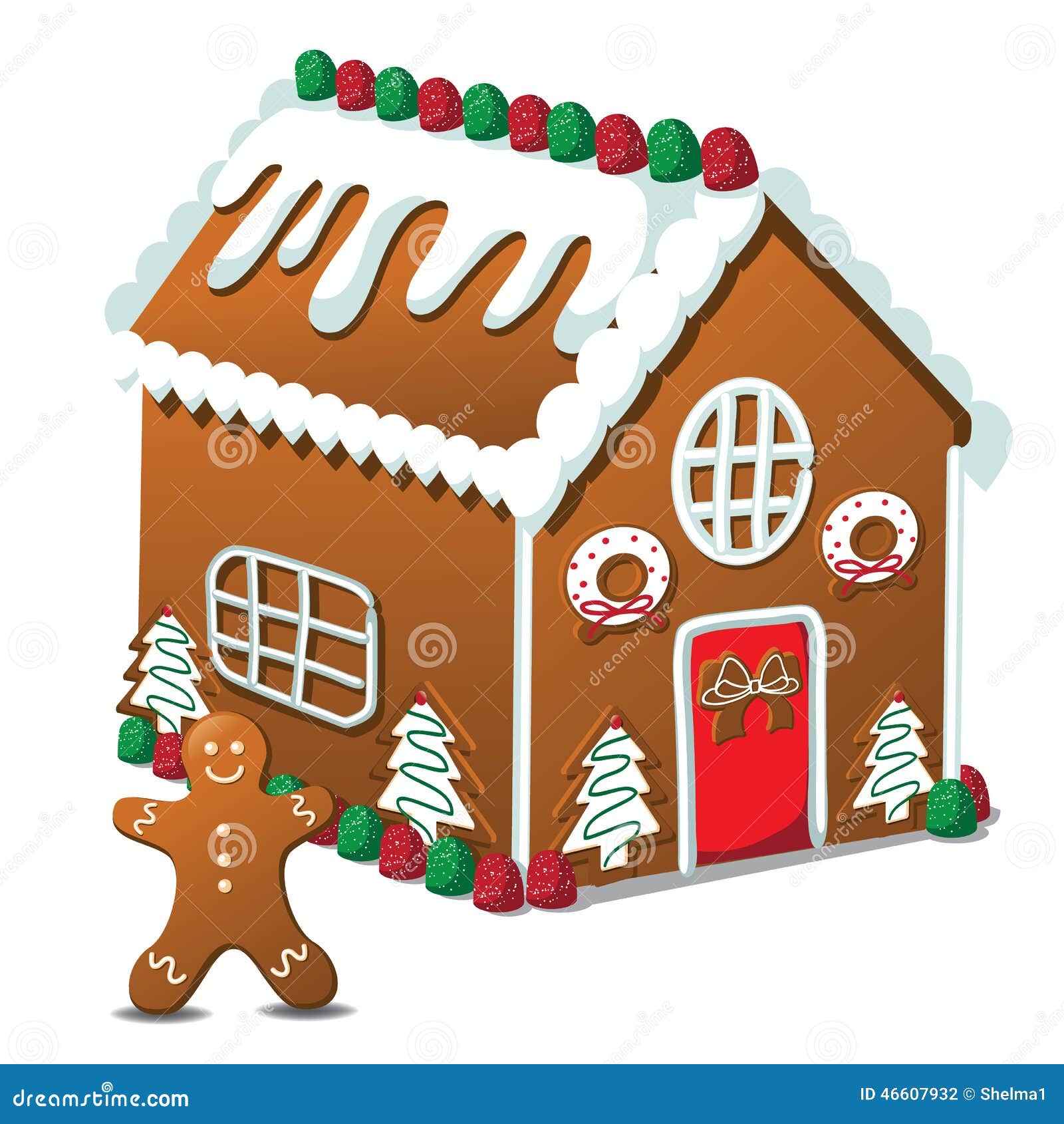 Lebkuchenhaus Clipart