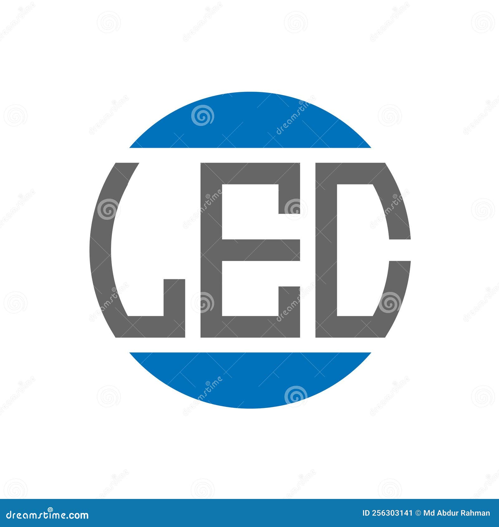 LEC Letter Logo Design on White Background. LEC Creative Initials ...