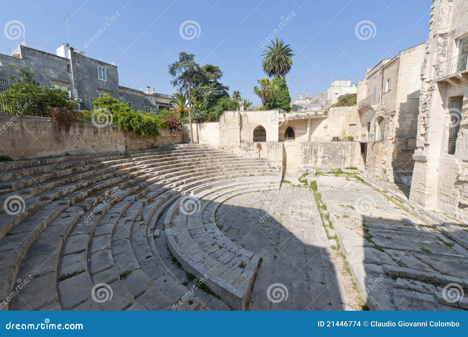Lecce (Apulia, Italia): Teatro Romano, Ruinas Foto de archivo - Imagen ...