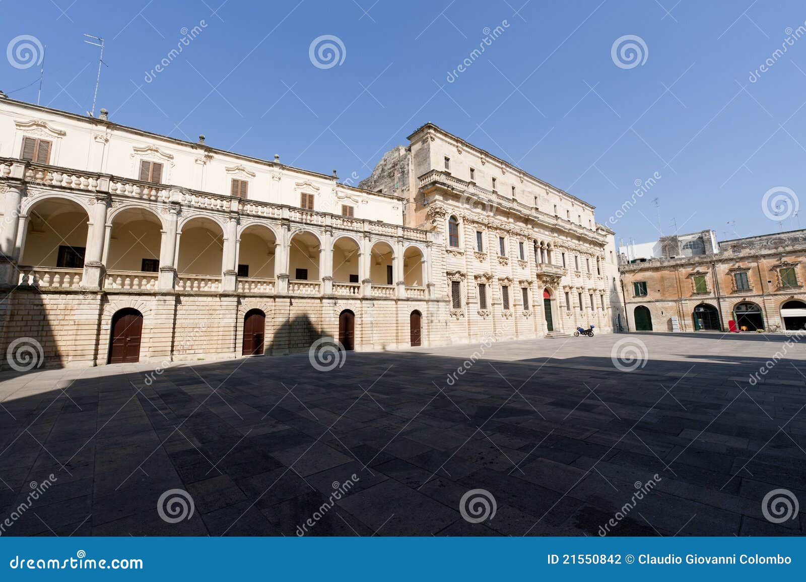 Lecce (Apulia, Italy): the Main Square Stock Photo - Image of ...