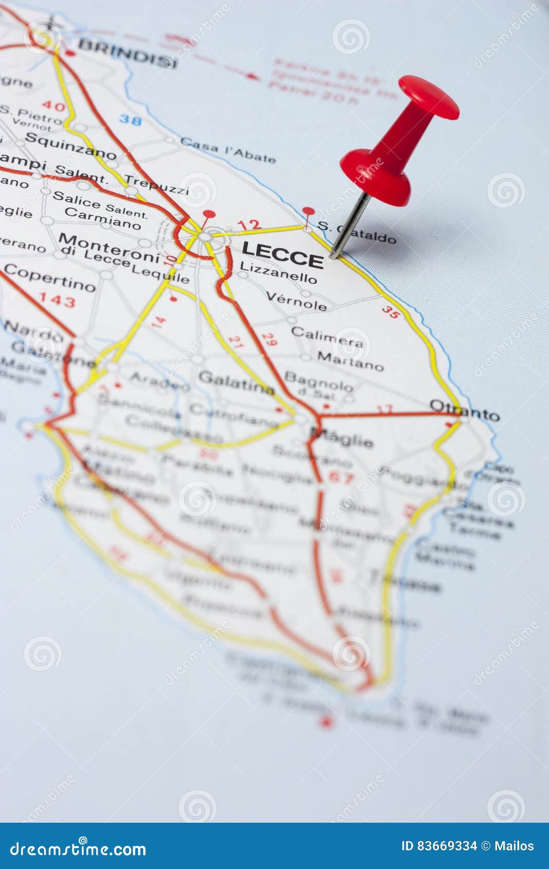 Ordinearchitetti Lecce Map