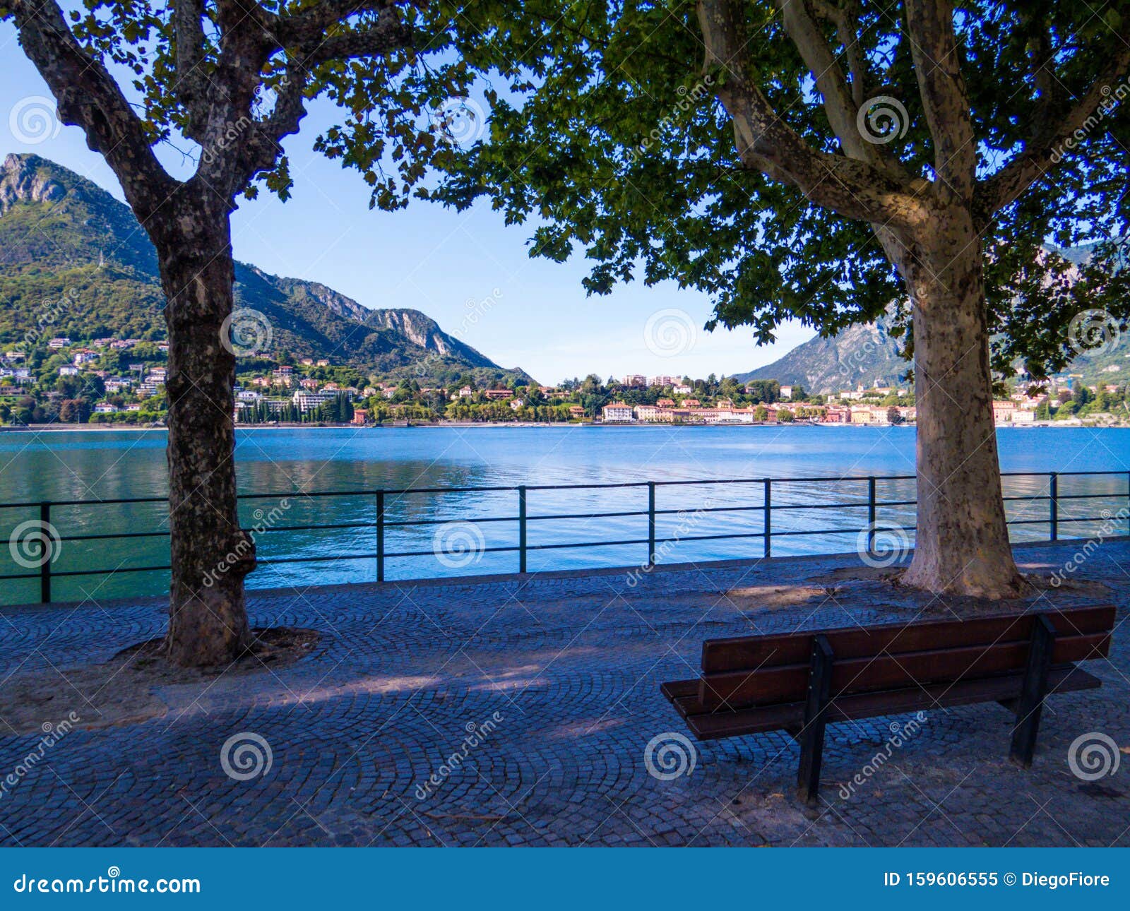 Lecco, Lake of Como, Italy stock image. Image of green - 159606555