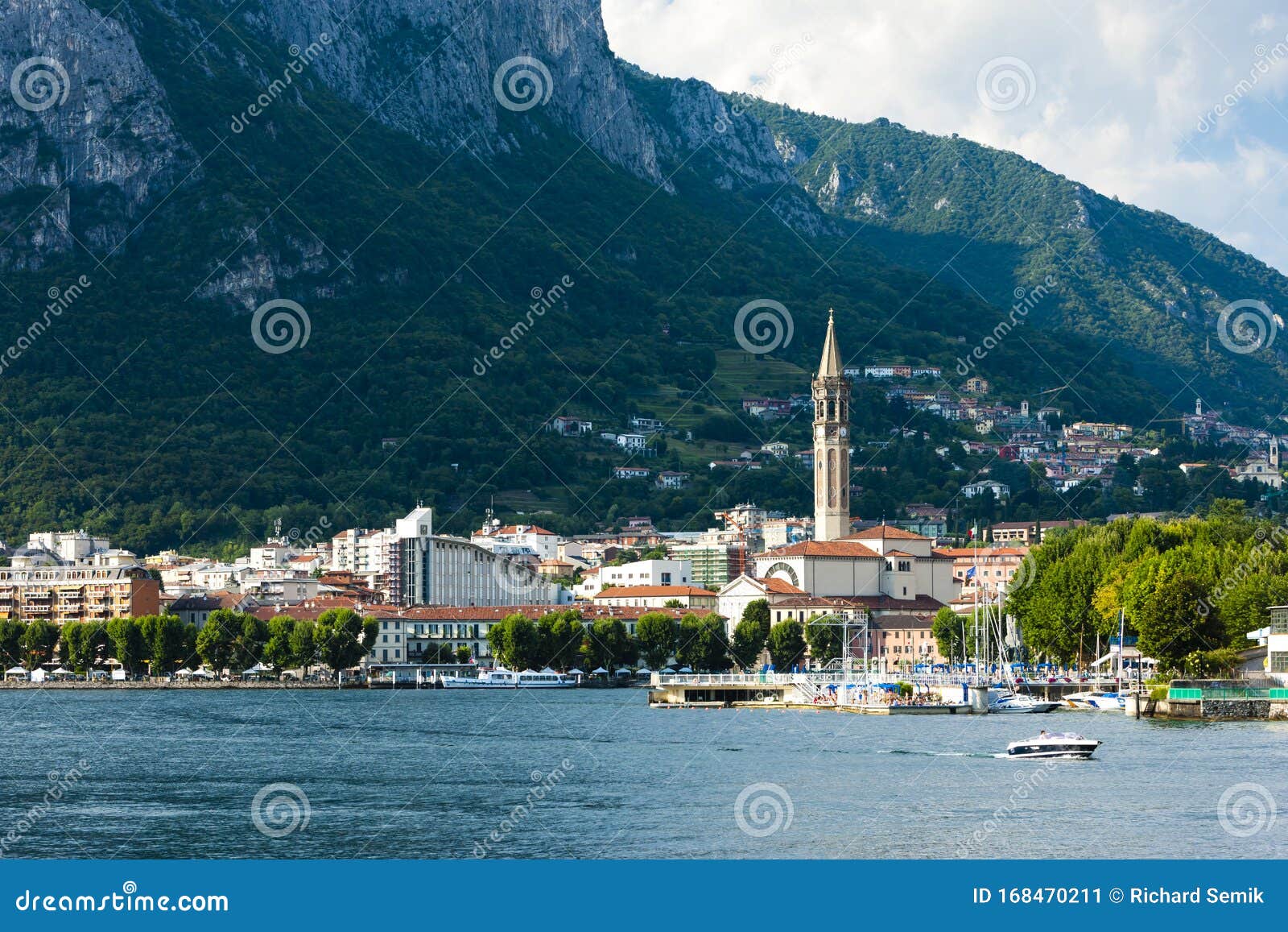 Lecco, Lake Como, Lombardy, Italy Stock Image - Image of italy ...