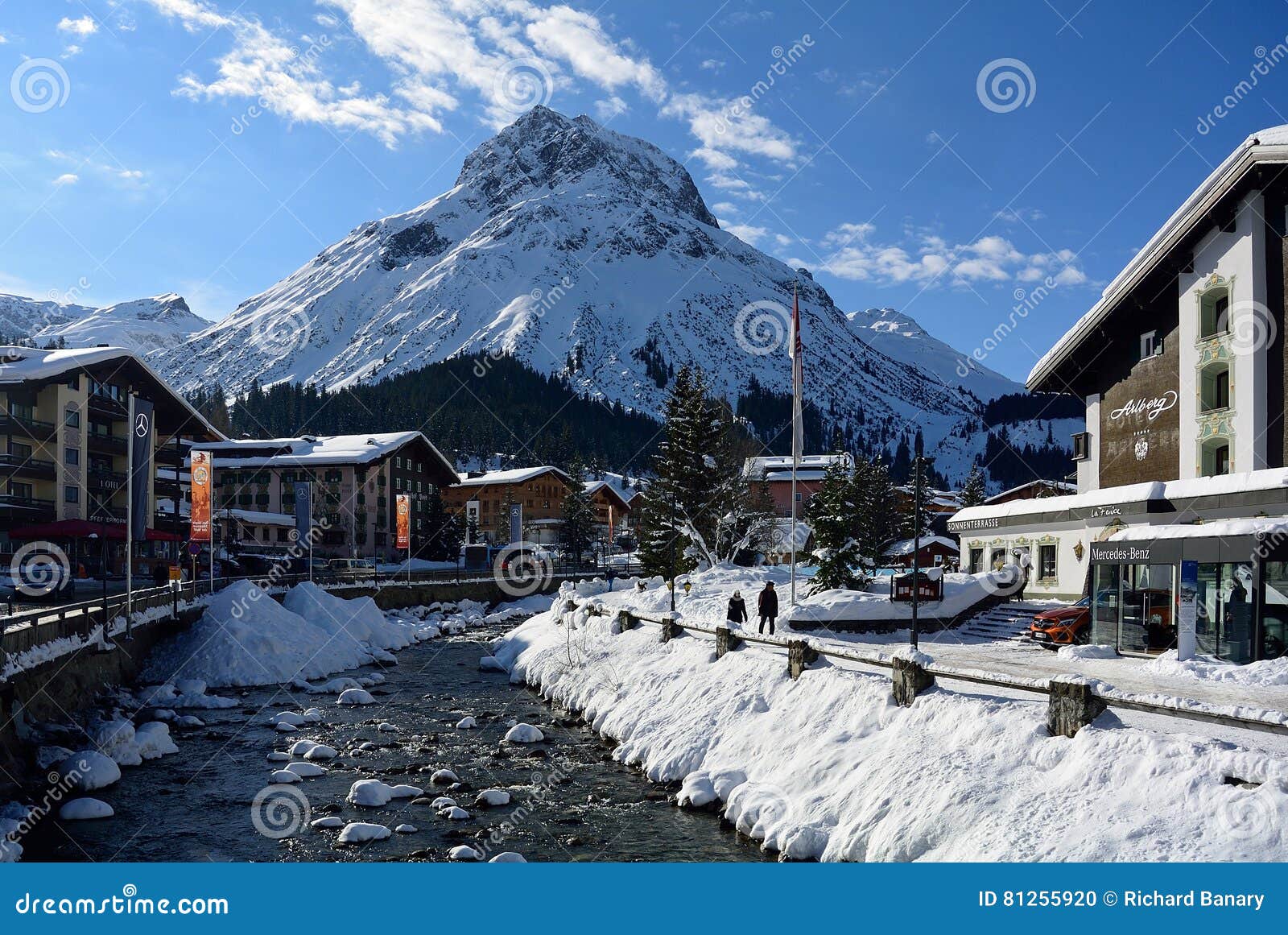 Lech, Voralberg, Austria editorial image. Image of exclusive - 81255920