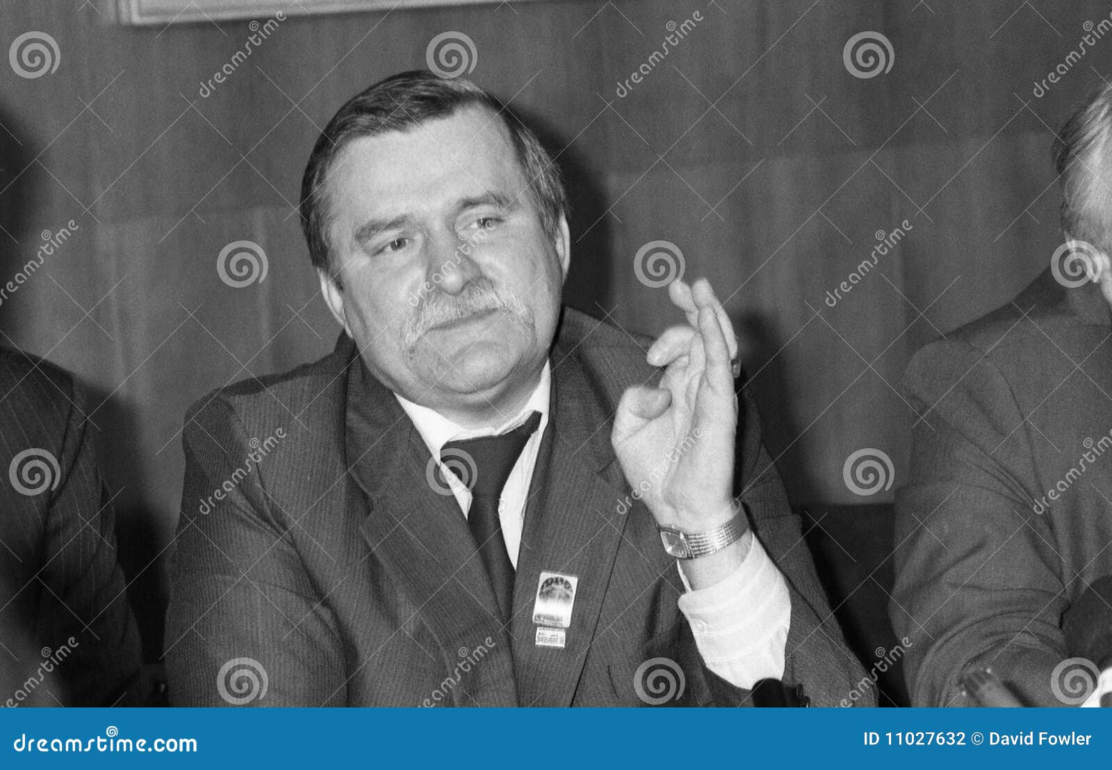 Lech Walesa editorial photography. Image of strike, poland - 11027632