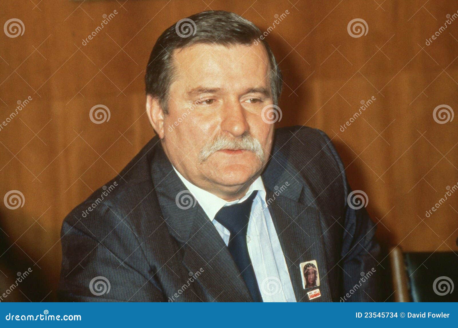 Lech Walesa image stock éditorial. Image du walesa, angleterre - 23545734