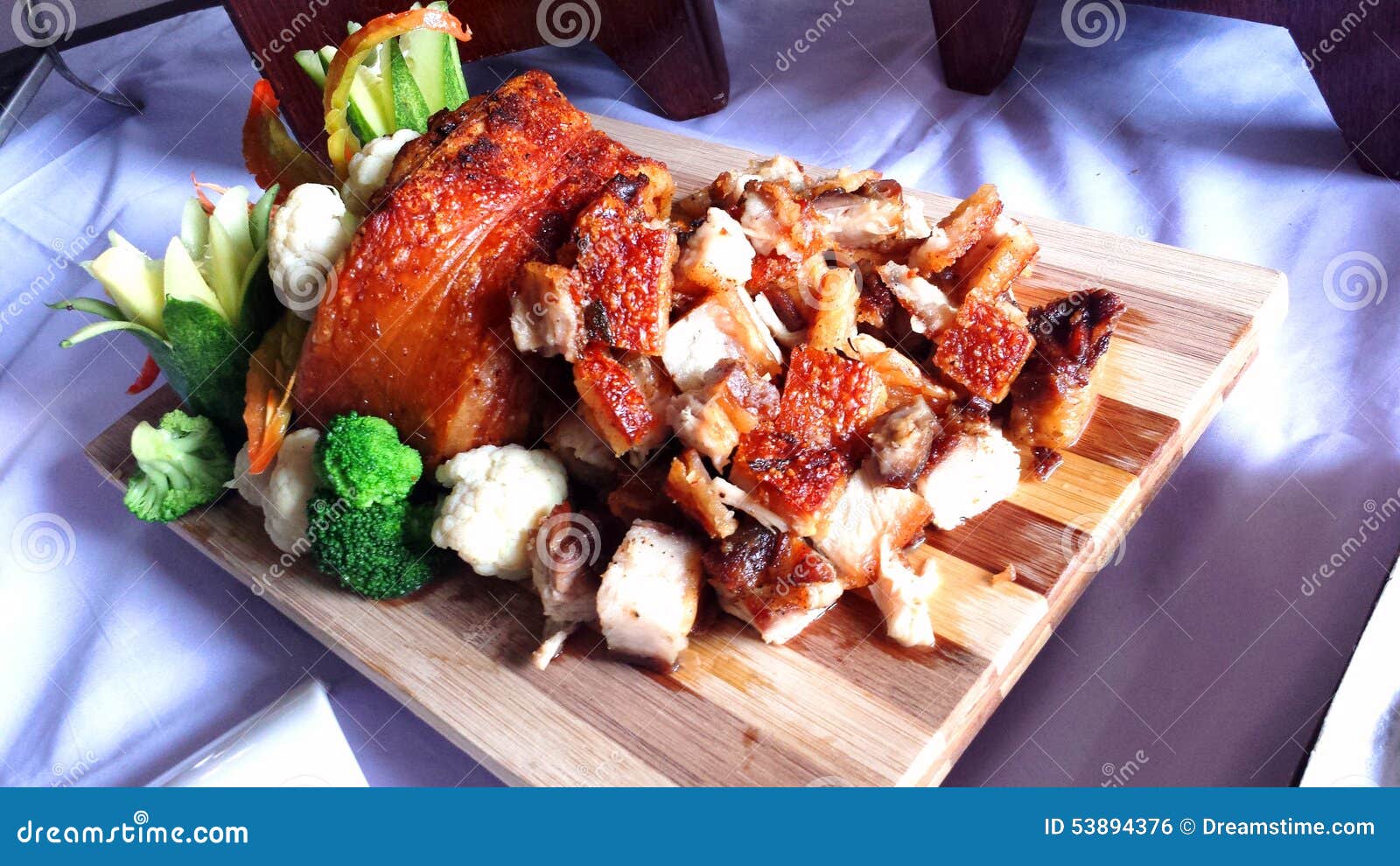 Lechon Roll stock photo. Image of lechon, roasted, roll - 53894376