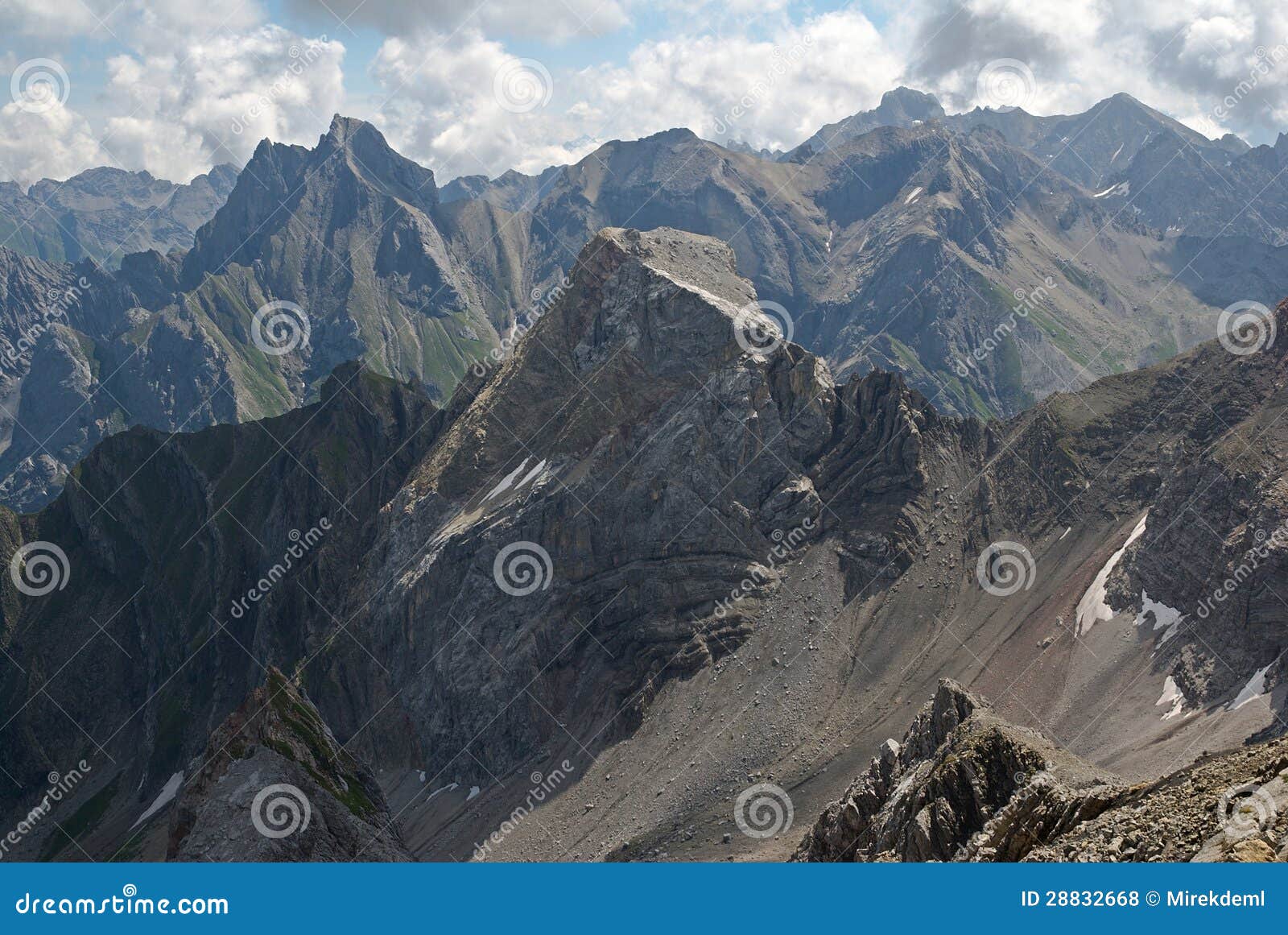 Lechtaler Alpen , Austria stock photo. Image of alpen - 28832668