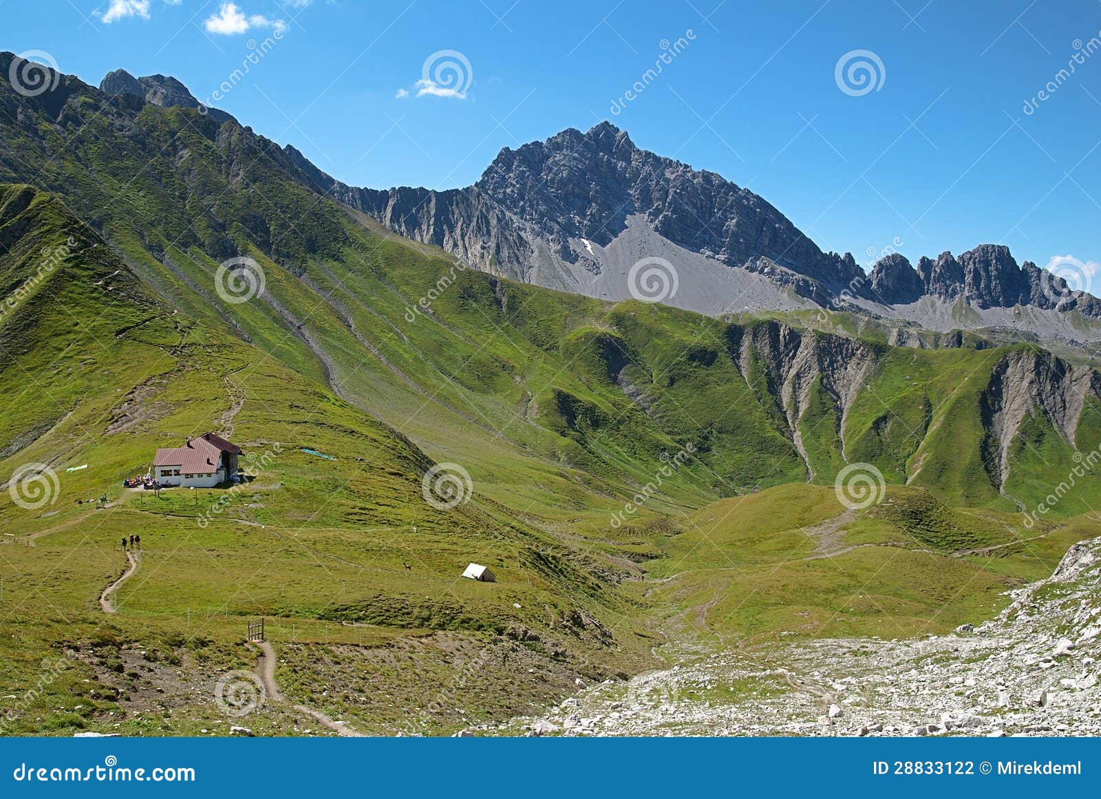 Lechtaler Alpen , Austria stock photo. Image of summer - 28833122