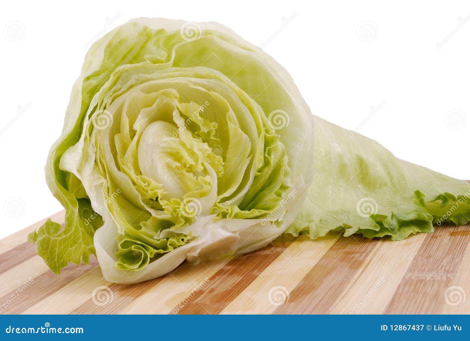 Lechuga de col imagen de archivo. Imagen de gota, lechuga - 12867437