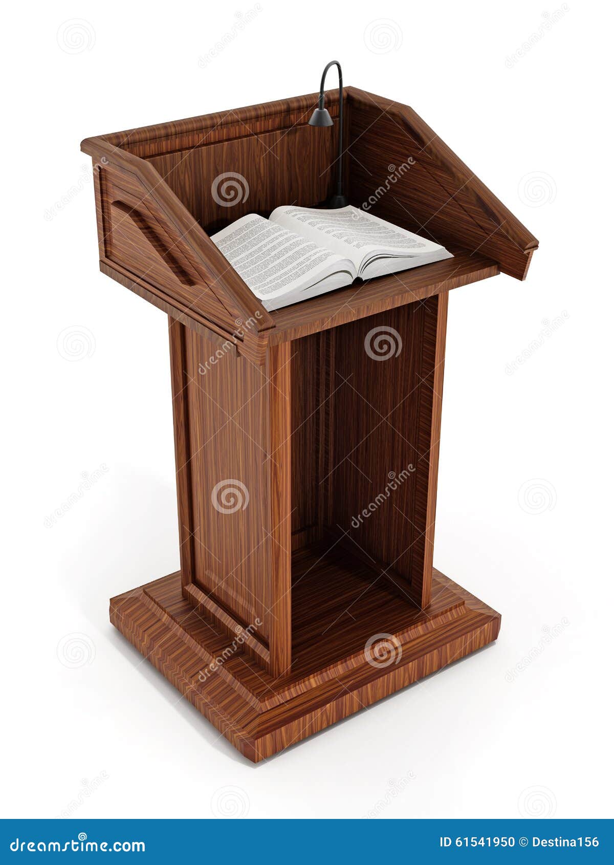Lectern with open pages stock photo. Image of conference - 61541950