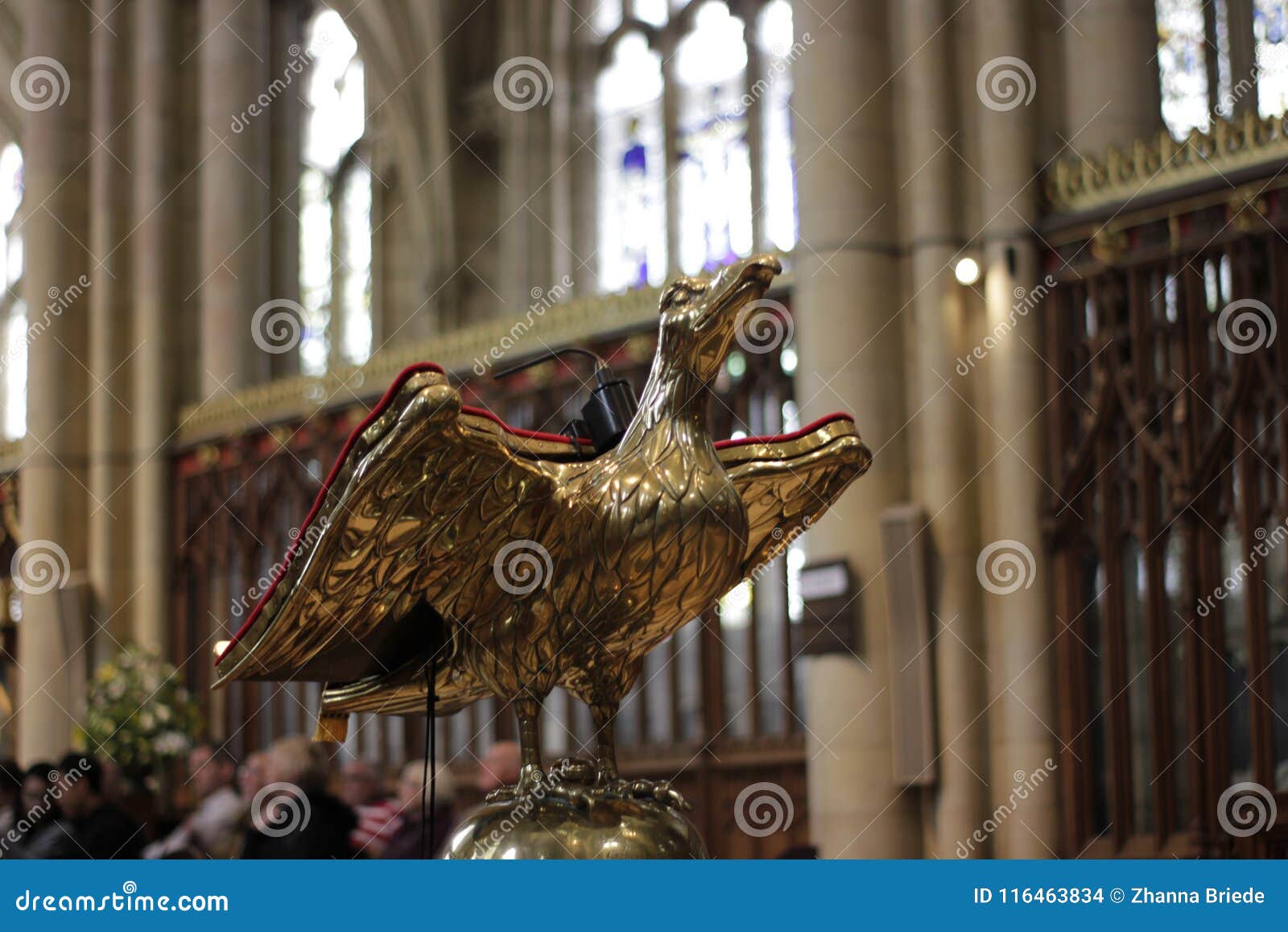A Lectern in York Minster, Great Britain in May 2018 Editorial Stock ...
