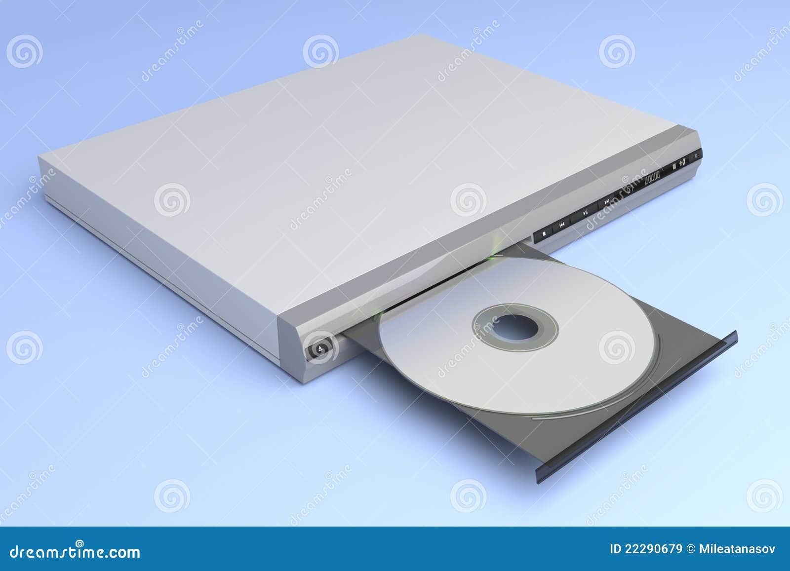 Lecteur de CD illustration stock. Illustration du musique - 22290679