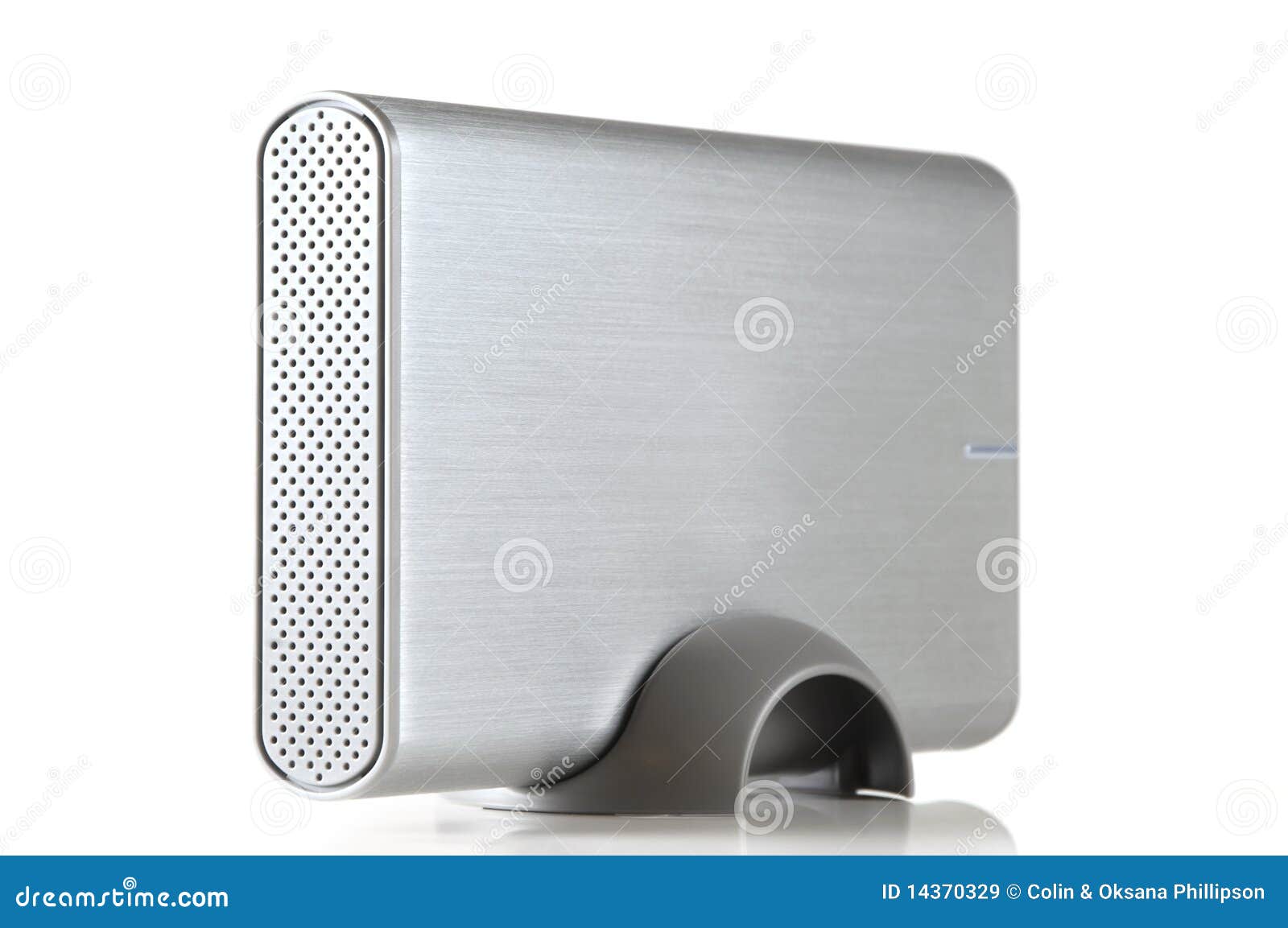 Lecteur De Disque Dur Portatif Externe Image stock - Image du aluminium ...