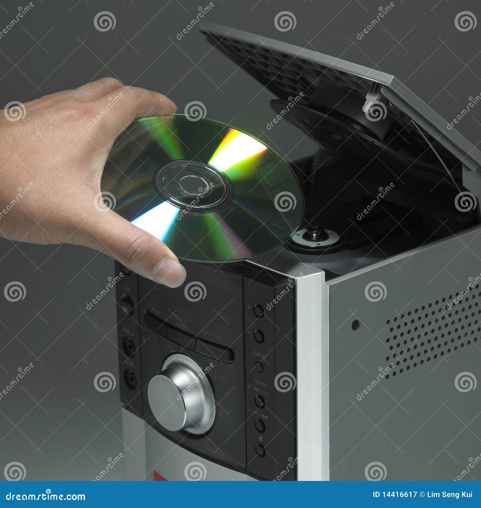 Lector de cd imagen de archivo. Imagen de compacto, carrying - 14416617