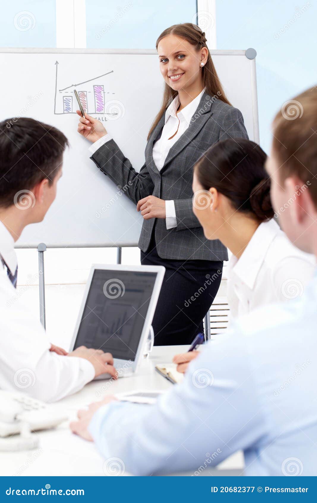 Lecture stock image. Image of meeting, project, presentation - 20682377