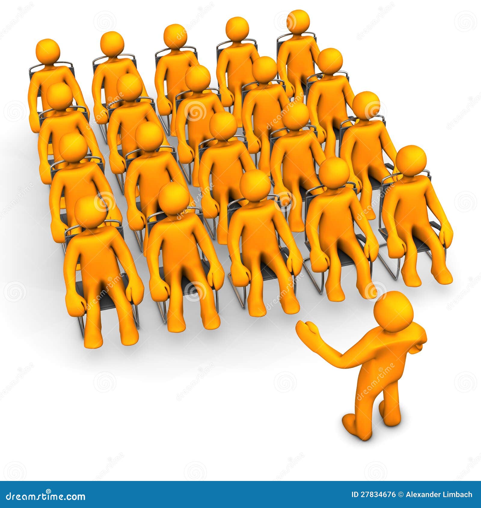 Lecture stock illustration. Illustration of presentation - 27834676