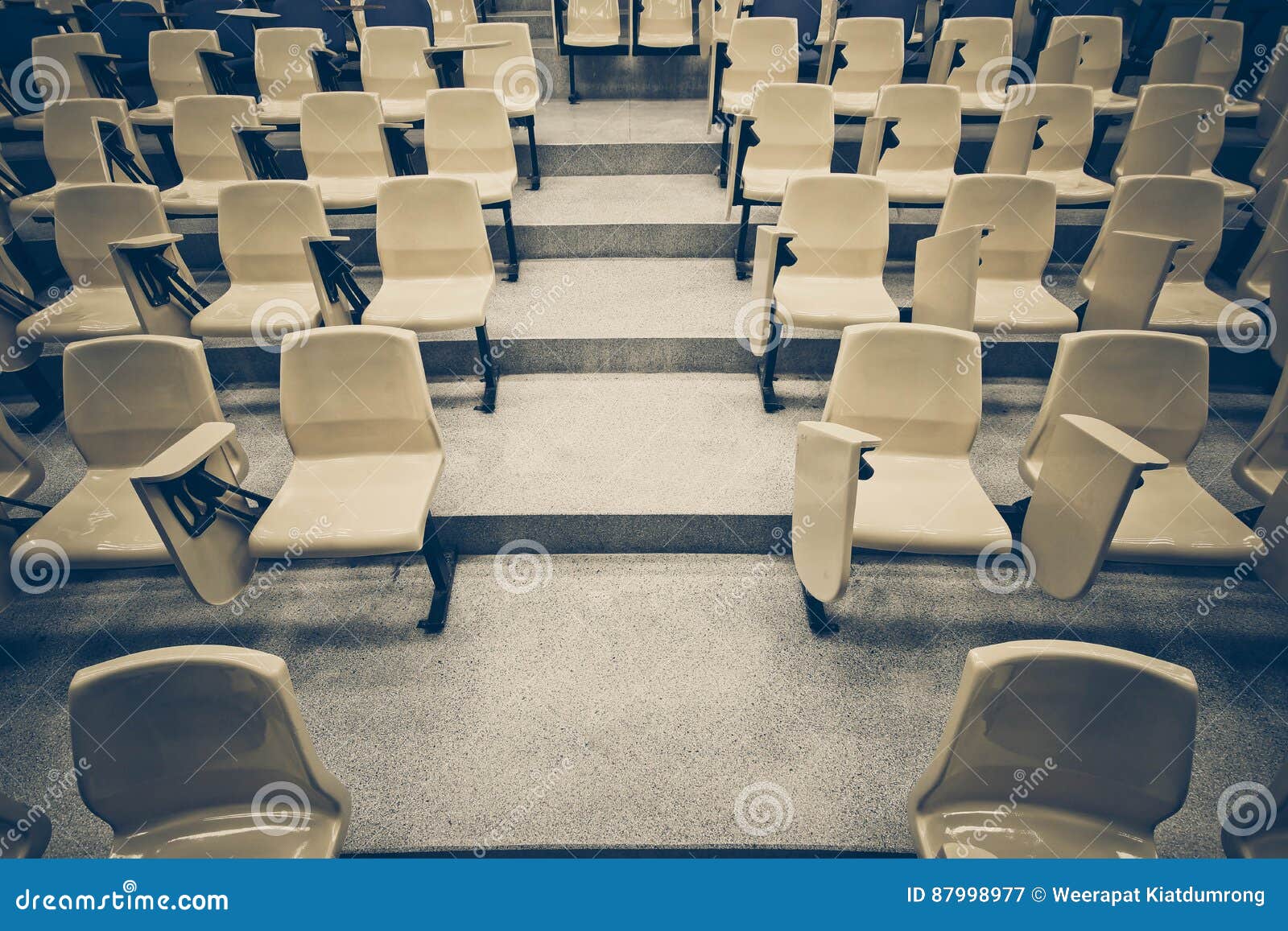 Lecture Chairs in a Class Room Stock Image - Image of path, training ...