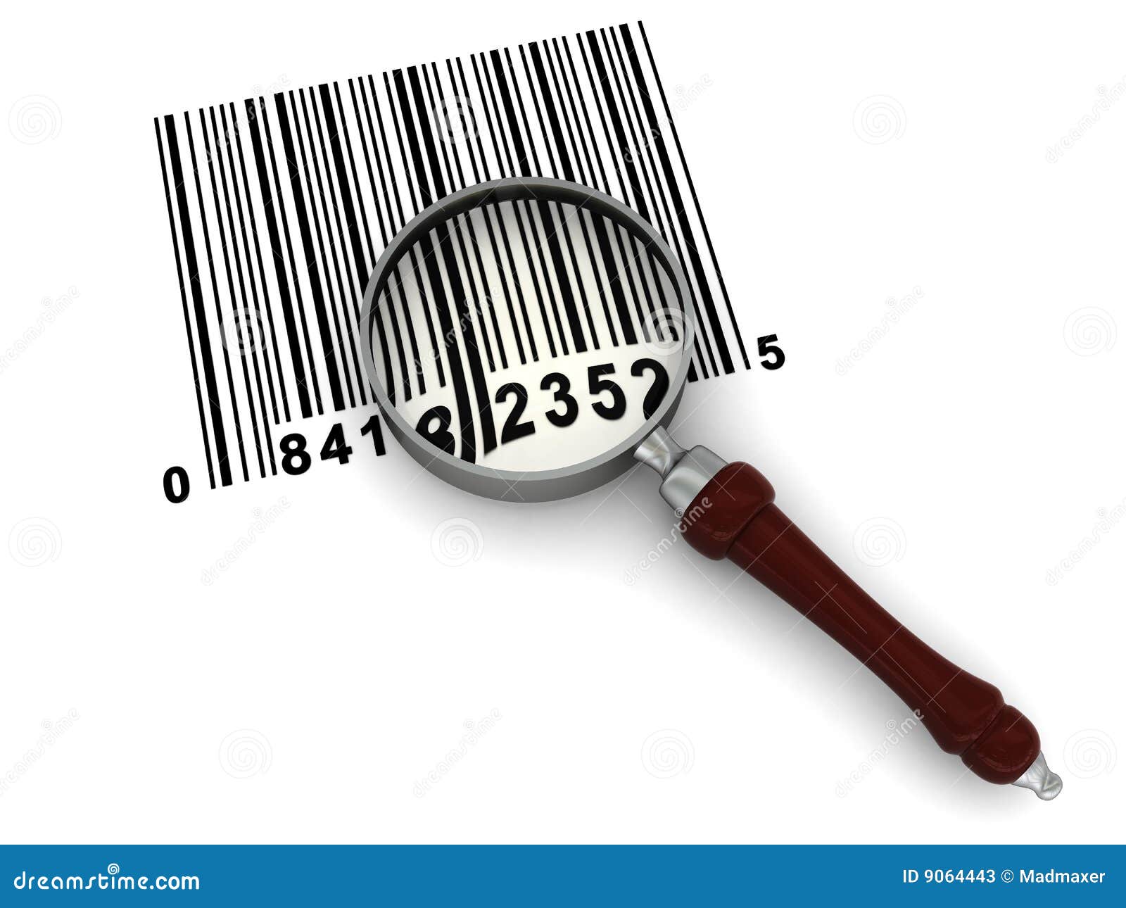 Lecture de code barres illustration stock. Illustration du scanner ...