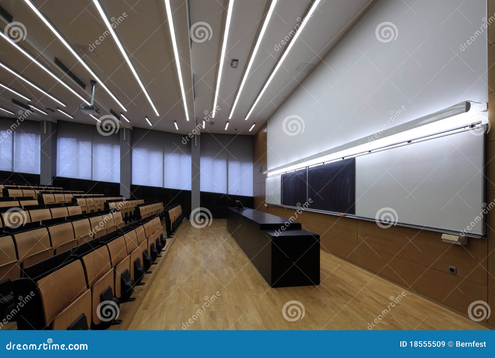 Lecture hall stock image. Image of empty, roomy, presentation - 18555509