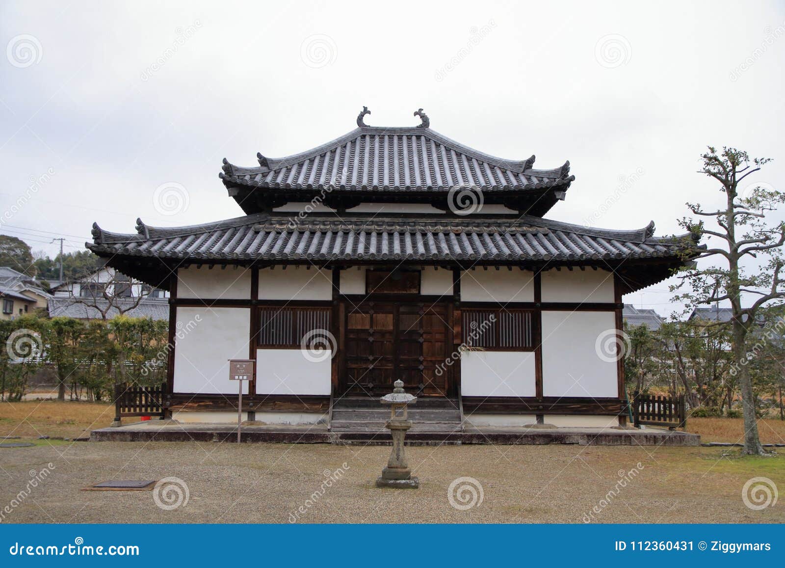 Lecture hall of Hokki ji stock image. Image of site - 112360431