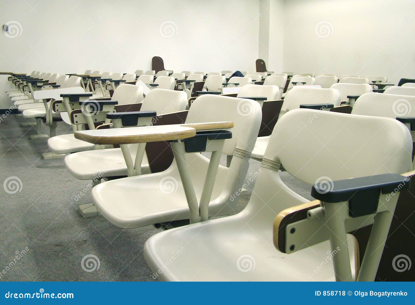 Lecture Hall Seating stock photo. Image of midterm, school - 858718