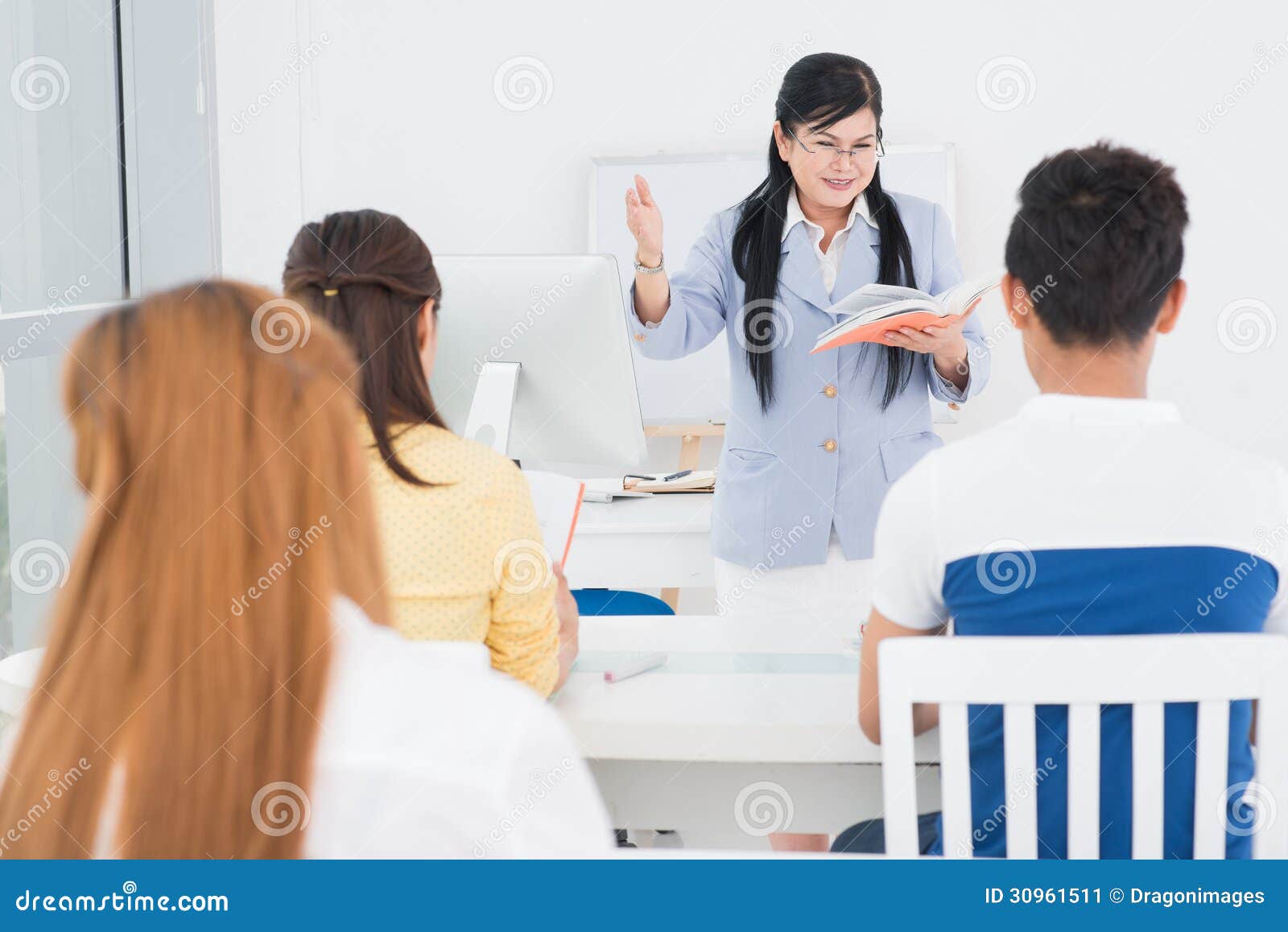 Lecture stock image. Image of lesson, male, classroom - 30961511