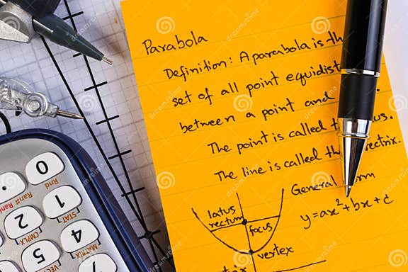 Lecture Notes In Mathematics Stock Image Image Of Axis Complex 70170923