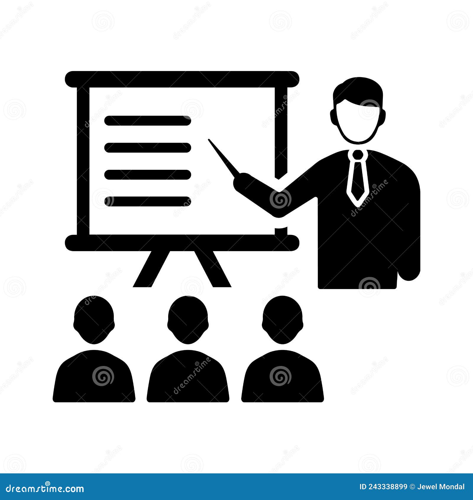 Teaching Icon In Trendy Design Style. Teaching Icon Isolated On White ...