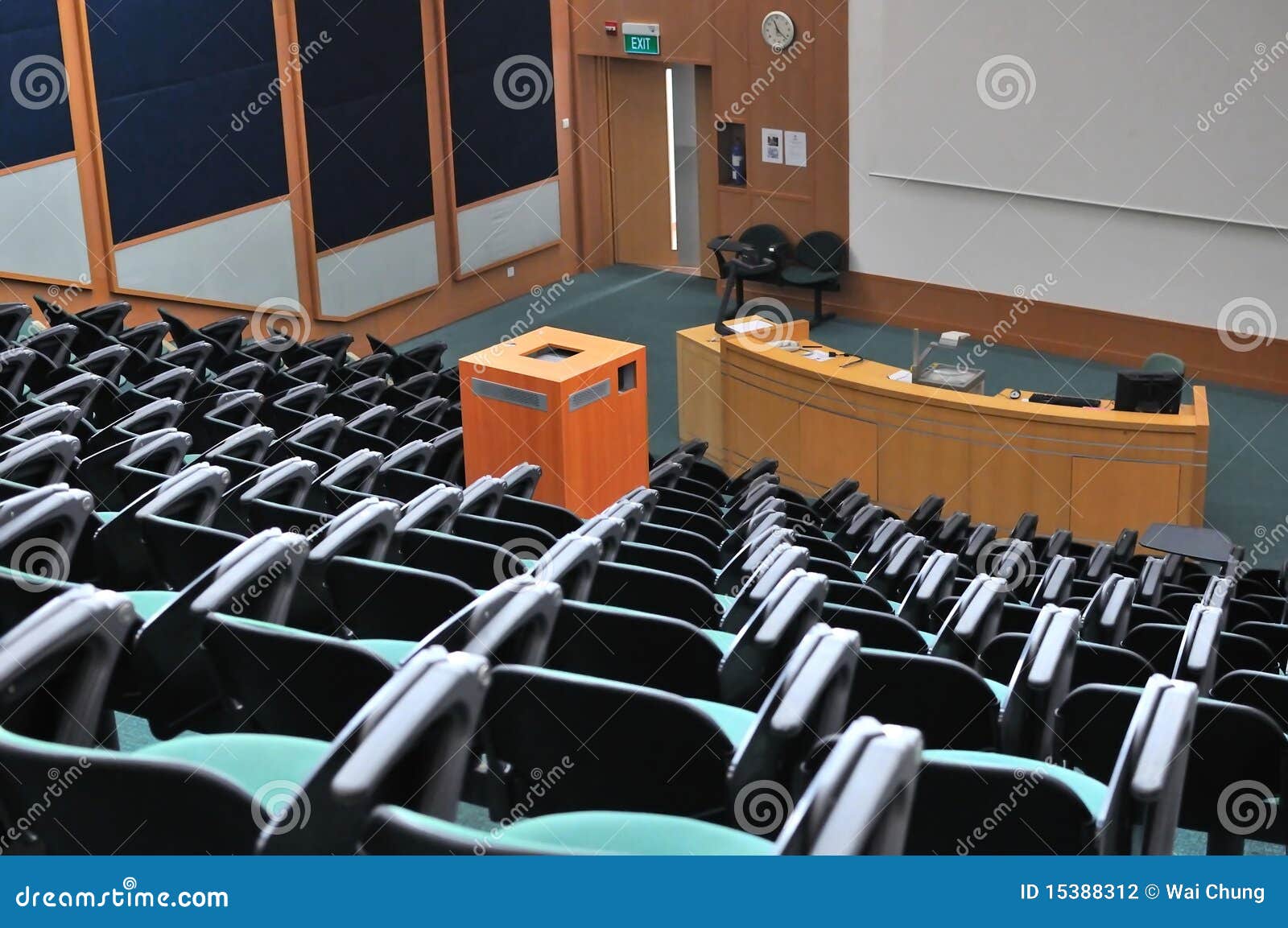 Lecture theater stock photo. Image of campus, green, learning - 15388312