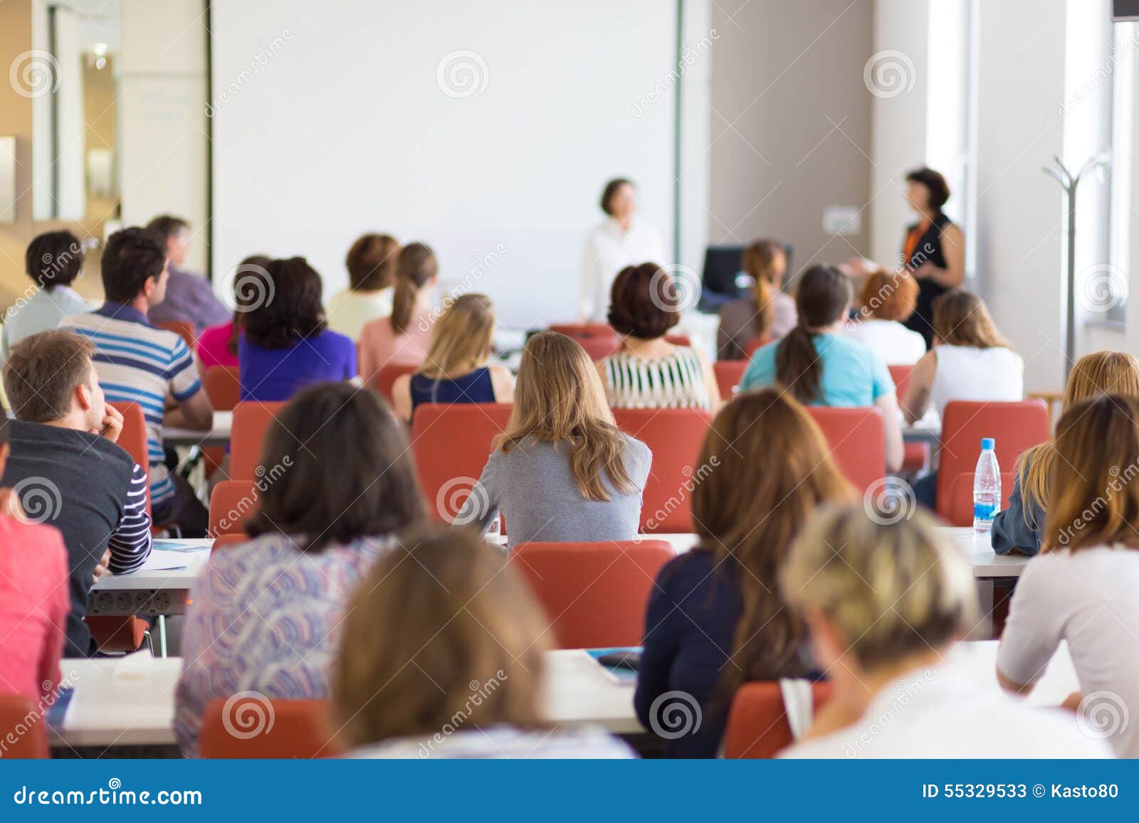 Lecture at university. editorial stock photo. Image of entrepreneur ...