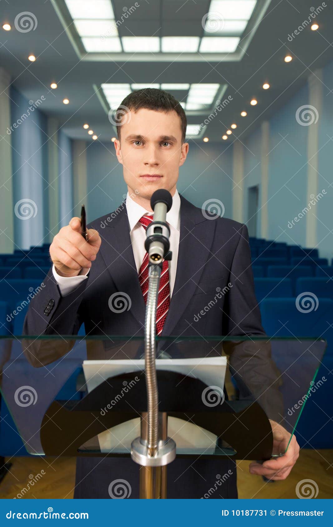 Lecturer stock image. Image of ceiling, hand, lecture - 10187731