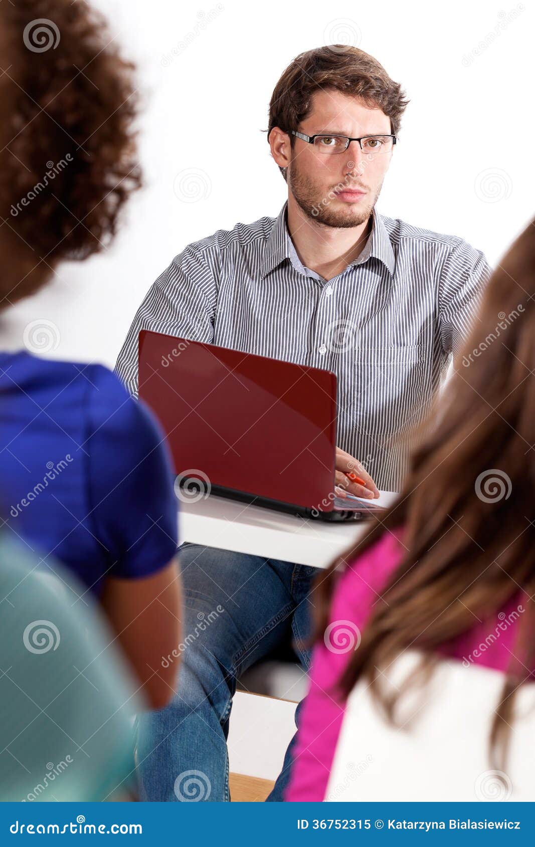Lecturer on classes stock image. Image of people, professor - 36752315