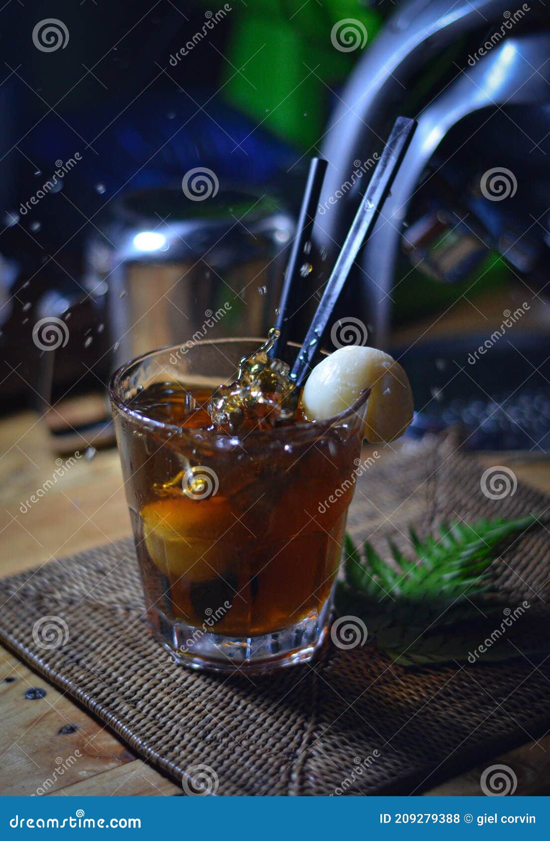 Lecy tea stock photo. Image of cold, coffee, lecy - 209279388