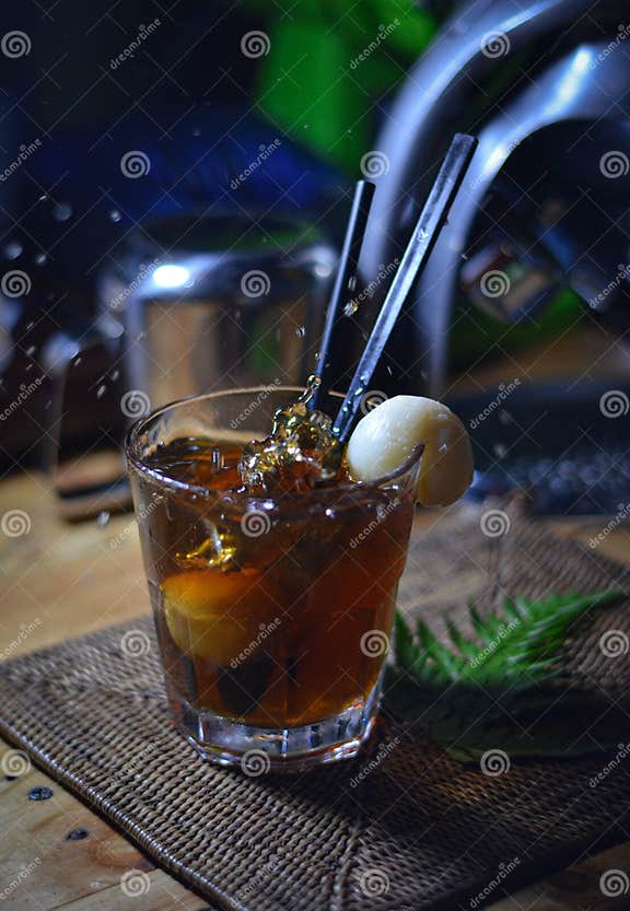 Lecy tea stock photo. Image of cold, coffee, lecy - 209279388