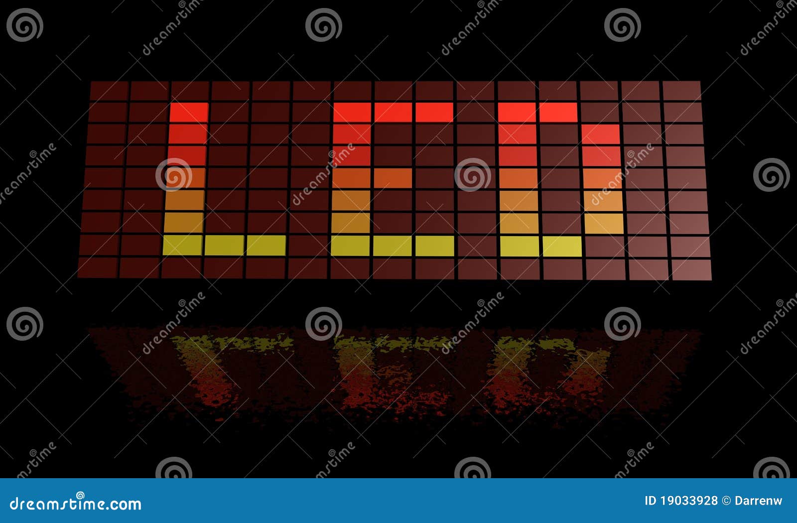 LED stock illustration. Illustration of reflection, illustrations ...