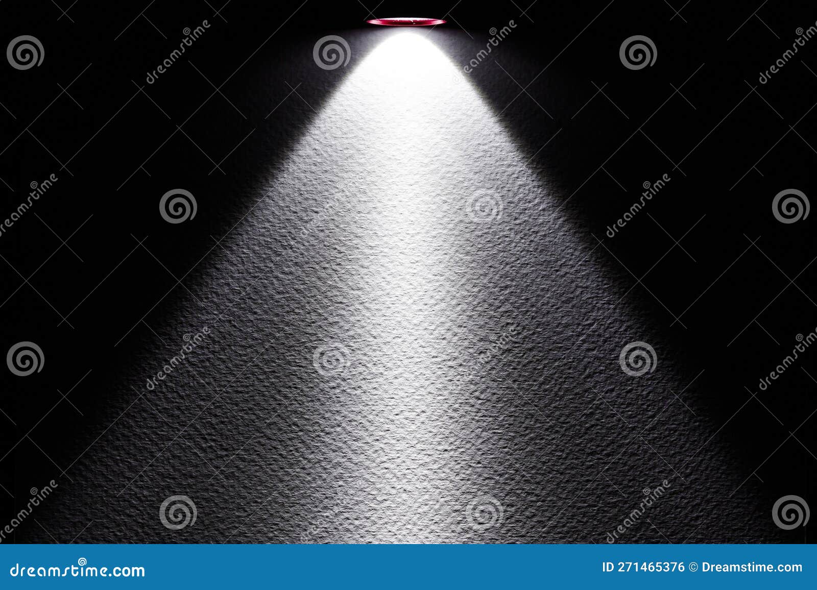 LED Black Flashlight for Background. Abstract Spotlight on White ...