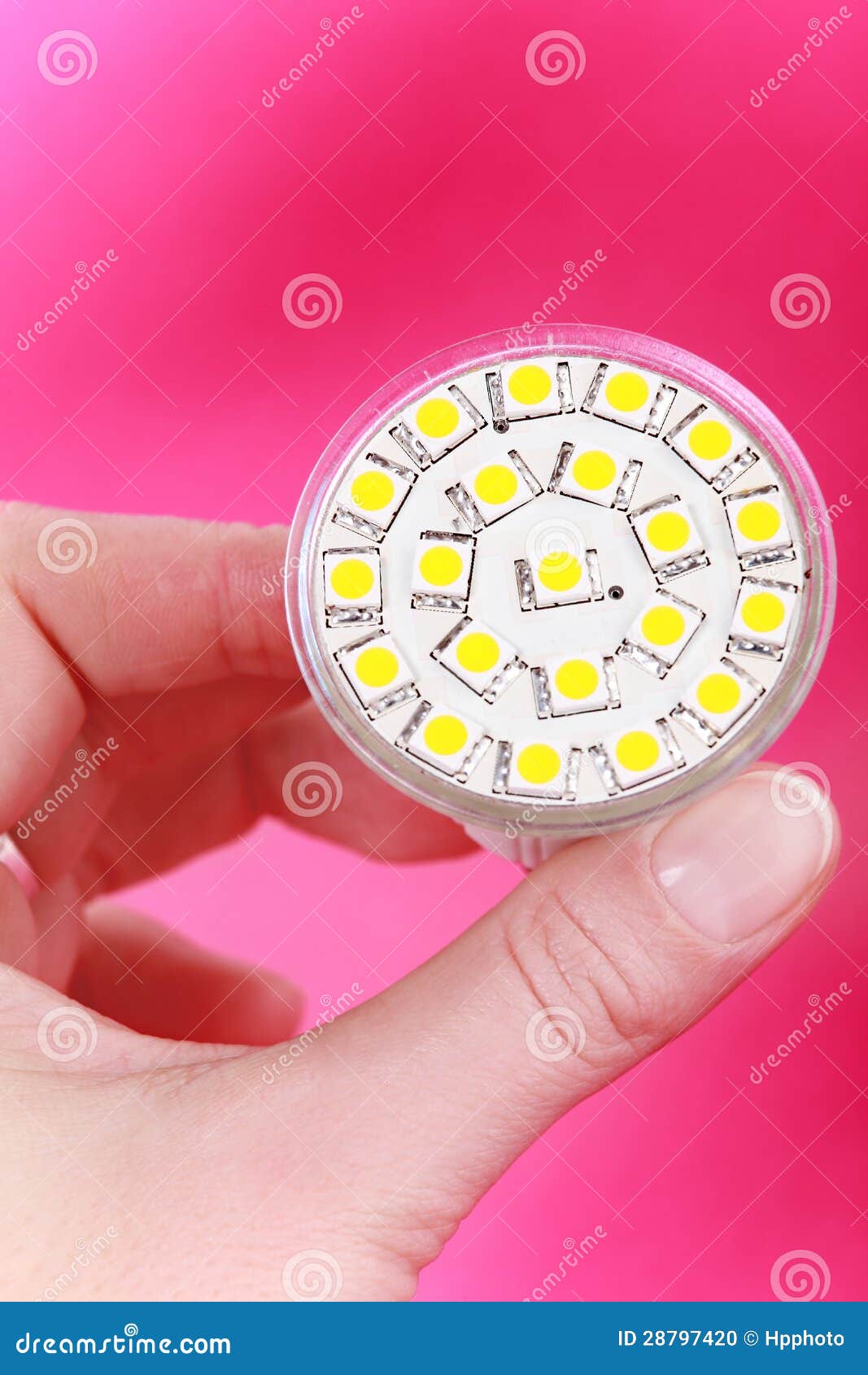 Led bulb in hand stock photo. Image of modern, lamp, environmental ...
