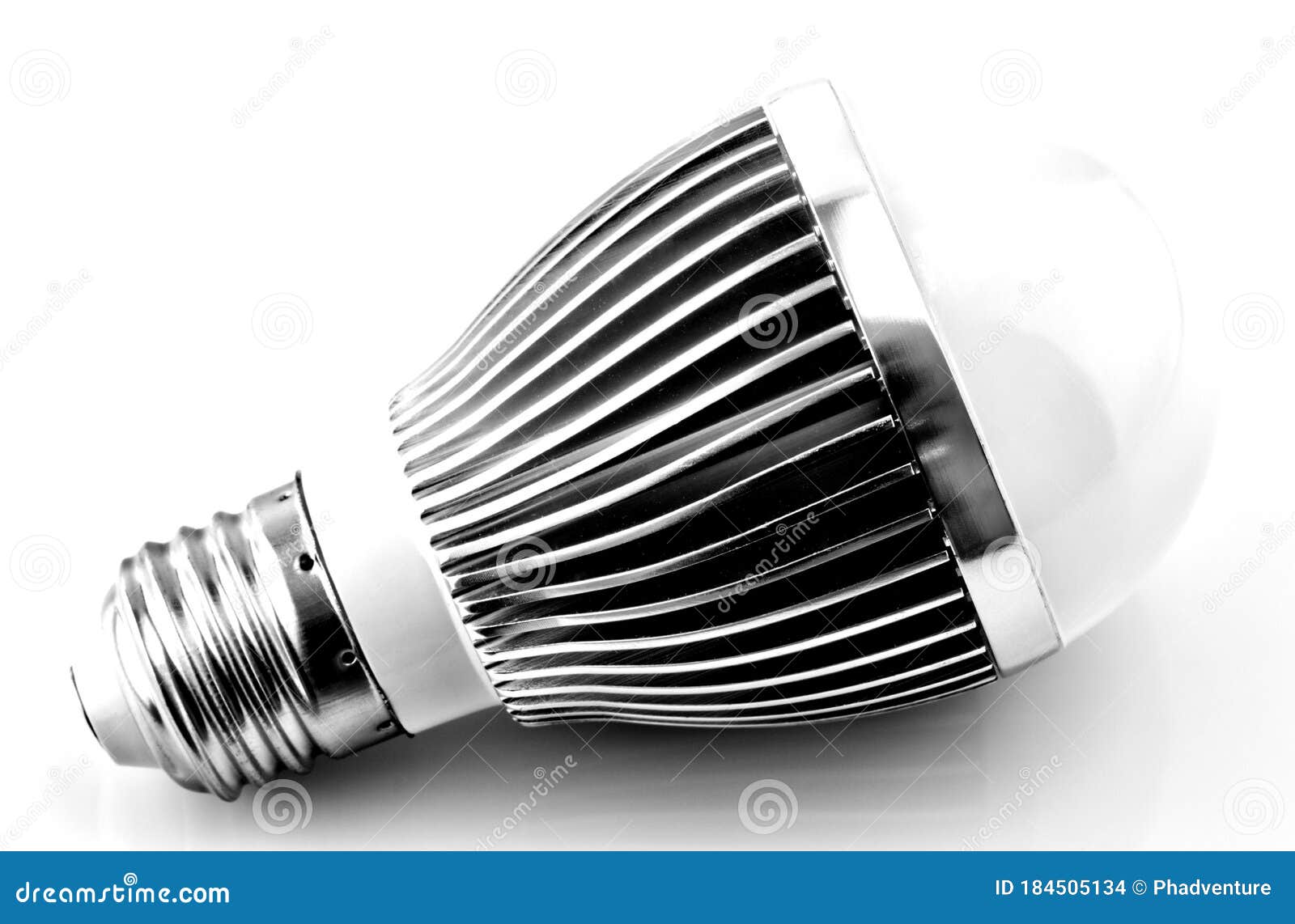 LED Bulb Isolated on White Background Stock Photo - Image of ...