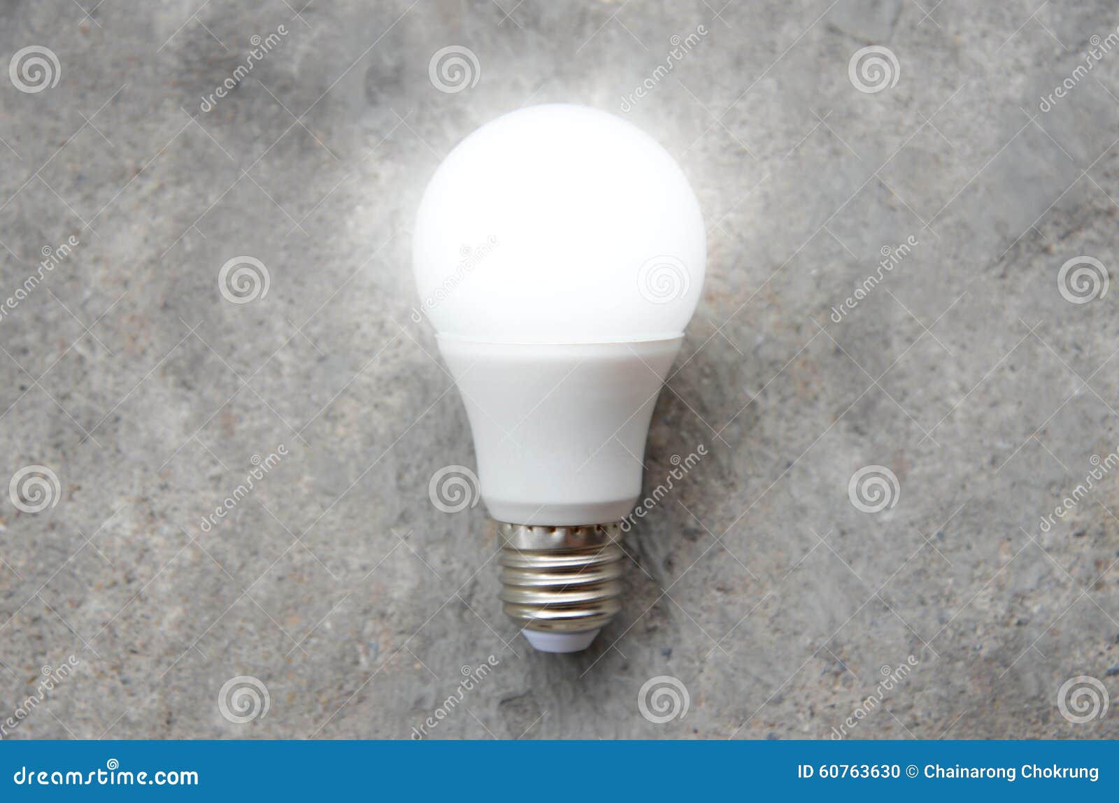 LED Bulb with Lighting - Save Lighting Technology Stock Photo - Image ...
